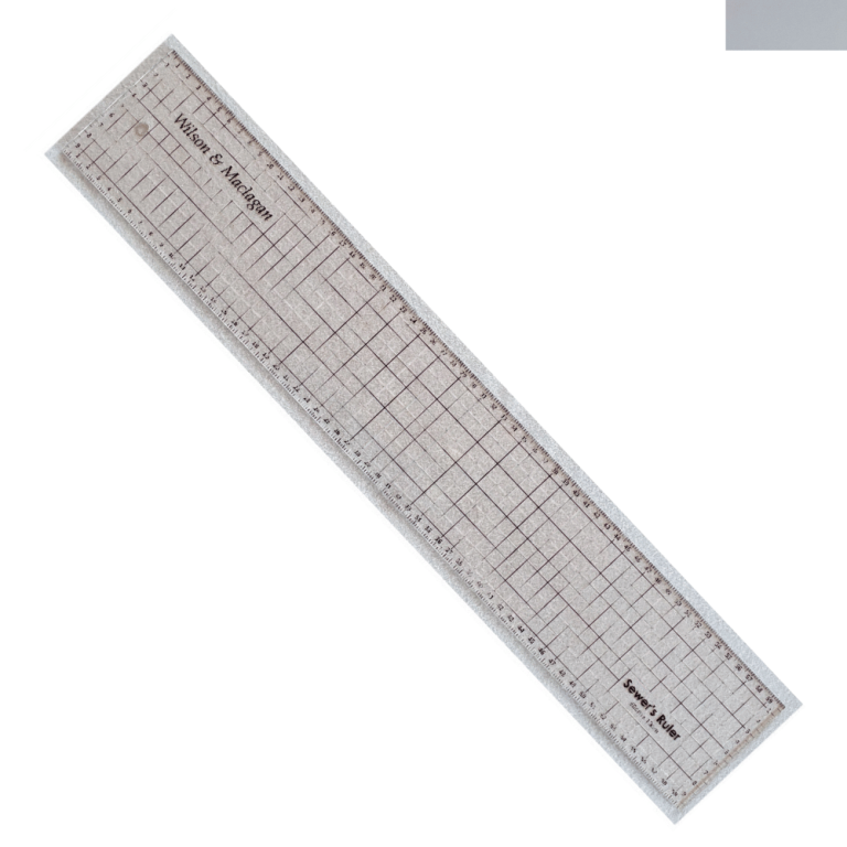RUL – W&M: M811-Metric Sewer’s Ruler – 60cm x 10cm – Quilt Worx Studio